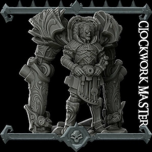 Clockwork Master - Clockmaster Wargaming Miniatures Rocket Pig Games D ...