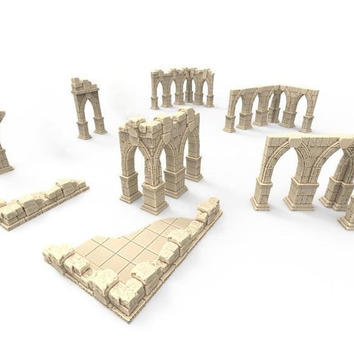 Flagstone Lanes Roads of Ruin 15mm 20mm 28mm 32mm - Etsy