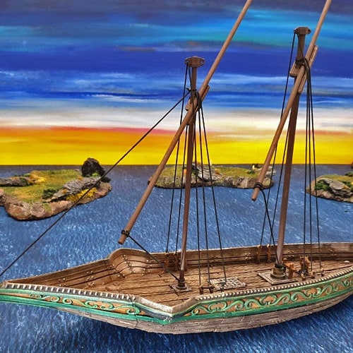 Dnd Terrain the Brig Ship Dwarves Elves and Demons 28mm - Etsy