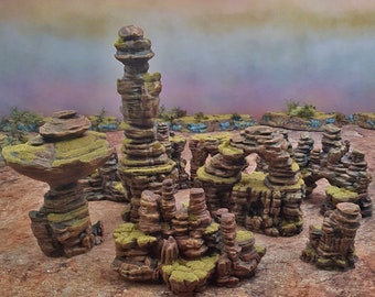 Dnd Terrain Stone Bar Fantasy Goblin Dwarve Elves and Demons - Etsy