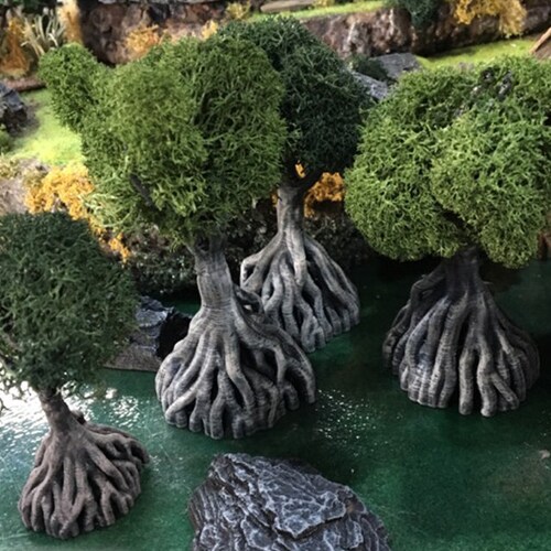 Time Warp Mangrove Tree 28mm 32mm Wargaming Tabletop Scatter - Etsy