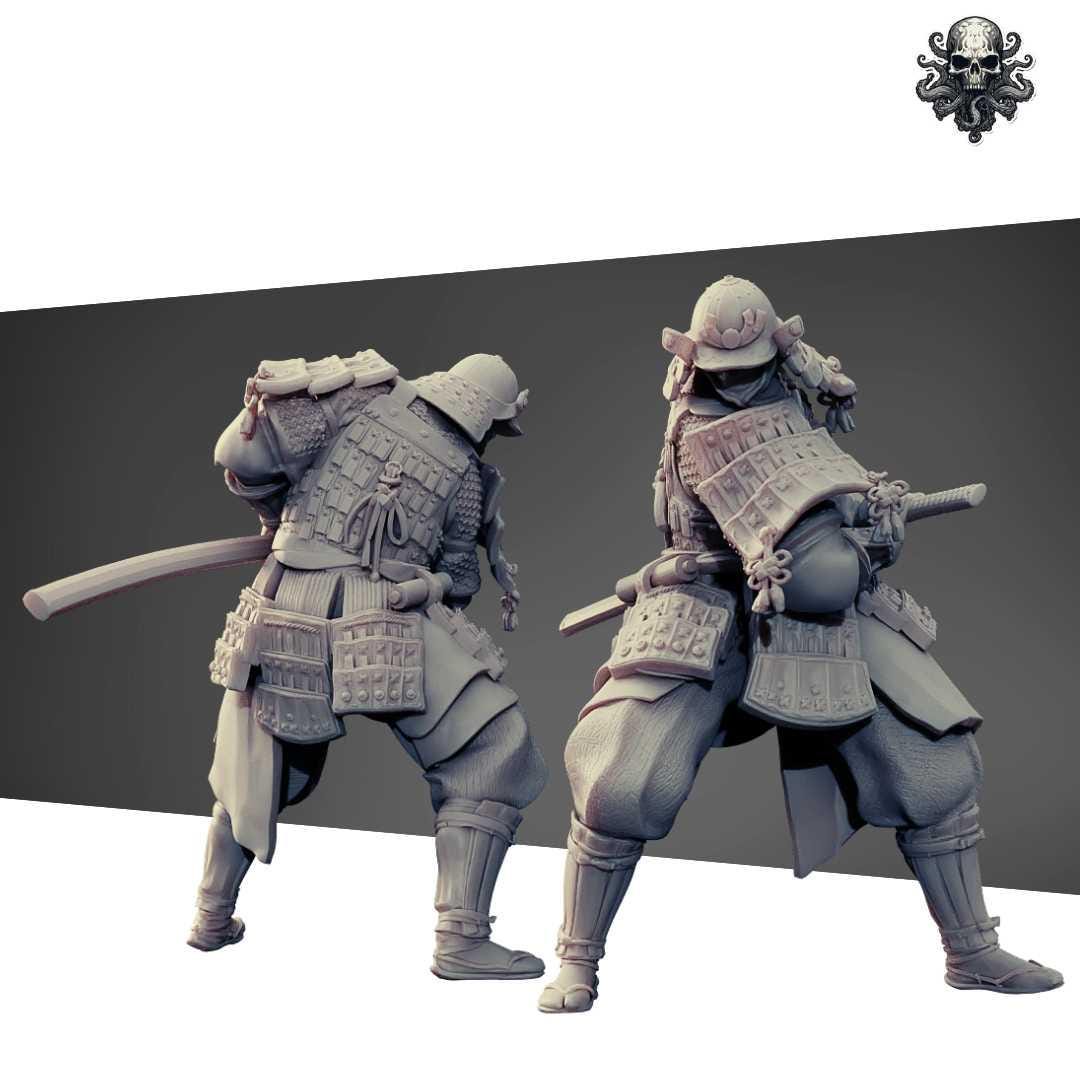 Samurai - Realsteone - Terrain Wargaming D&D Dnd 32mm 40mm 54mm - Etsy