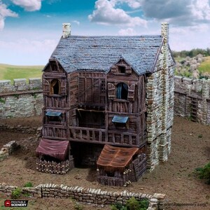 Slums of Flea Bottom 1 - King and Country - Printable Scenery Terrain ...