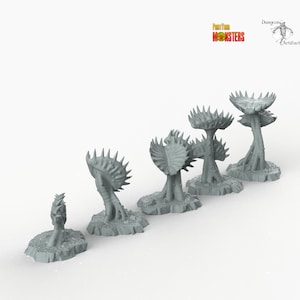 Carnivorous Plants Print Your Monsters Fantastic Plants and Rocks Resin ...