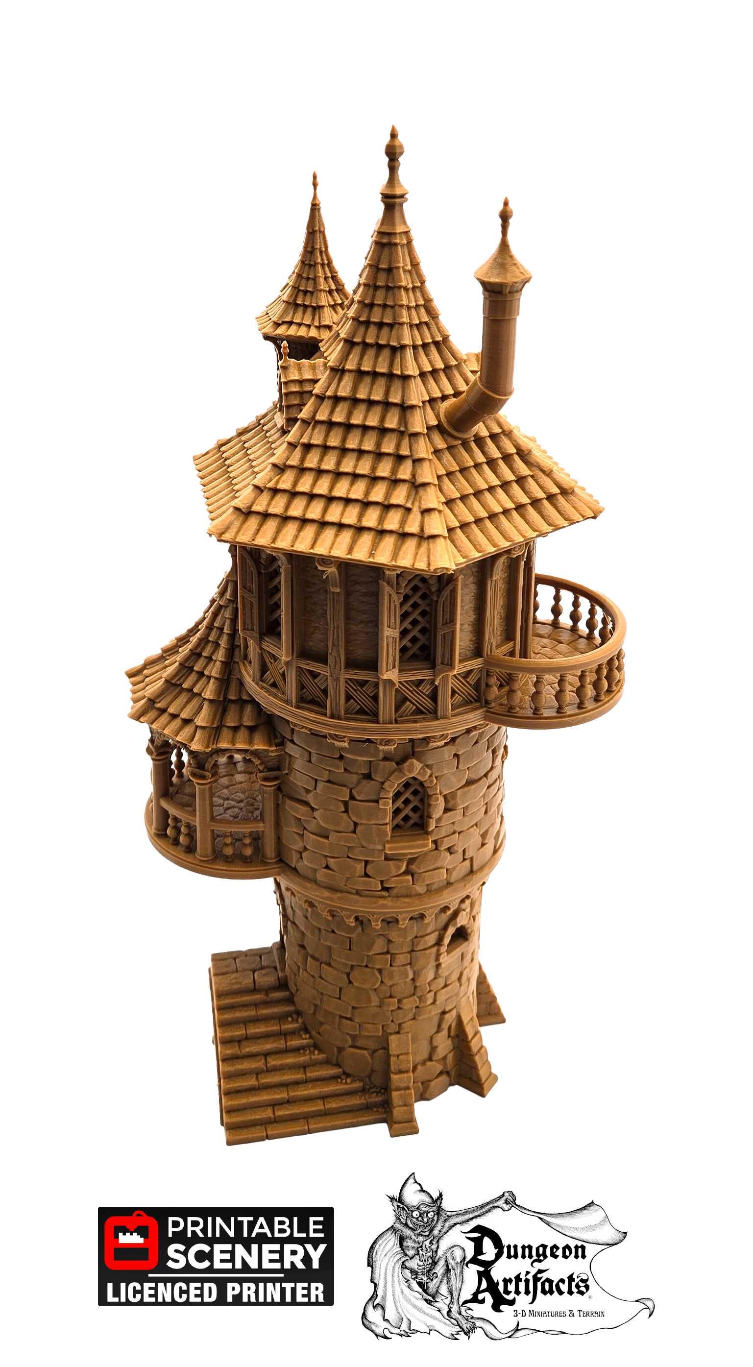Wizard Tower - the Lost Islands 15mm 28mm 32mm Wargaming Terrain D&D ...