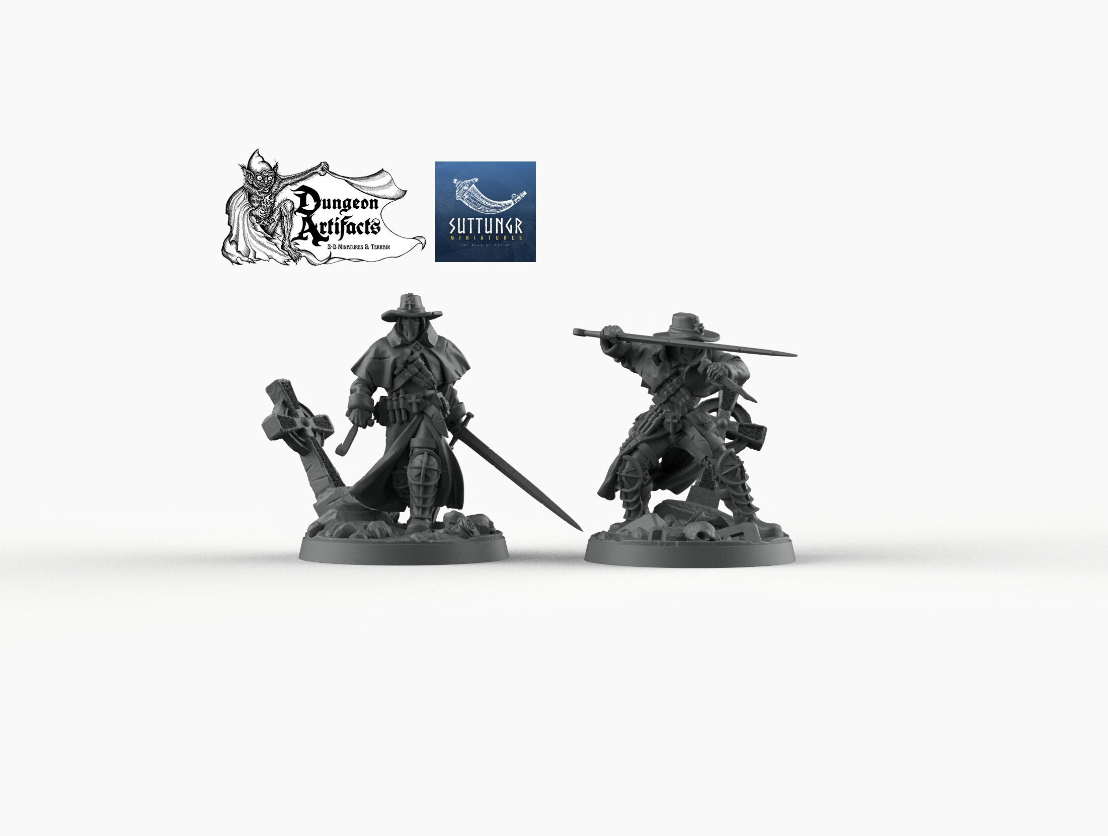 Dhampir Set - Suttungr Miniatures Monster D&D Dnd Pathfinder SW Legion ...