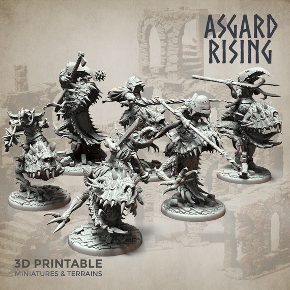 Goblin Trollhound Raider Set Asgard Rising Miniatures - Etsy