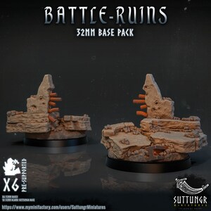 Battle Ruins Base Pack - Suttungr Miniatures Monster D&D Dnd Pathfinder ...