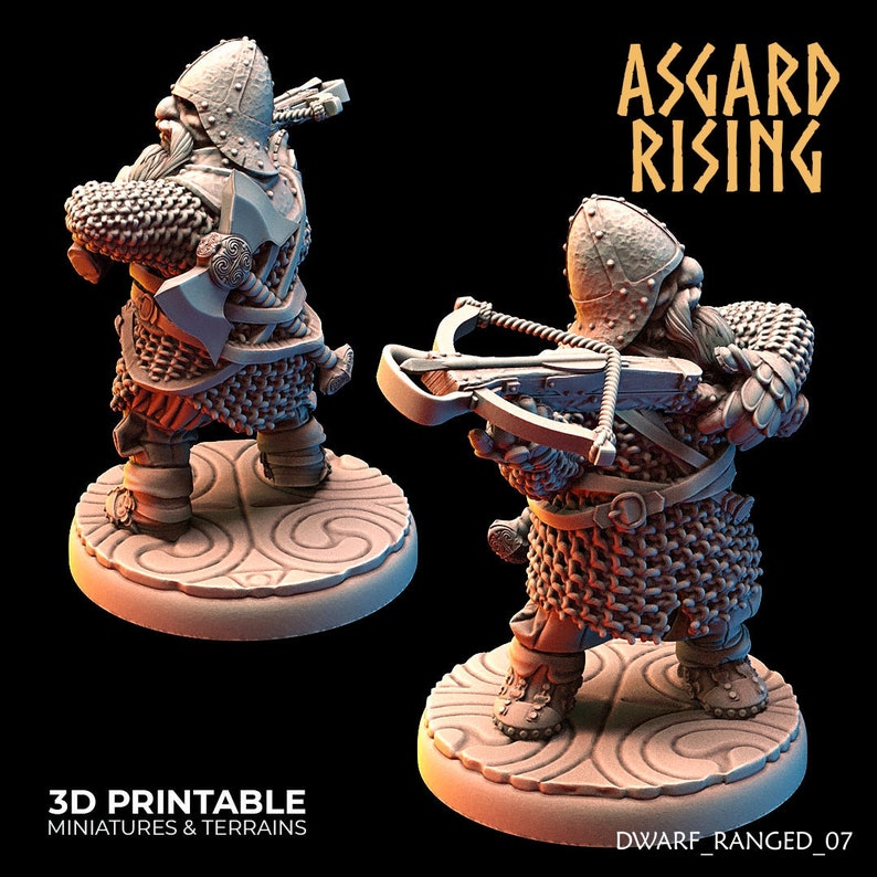 Dwarven Crossbow Warriors in Chainmail Modular Set - Asgard Rising ...