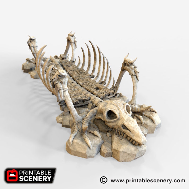 The Lost Islands - the Bone Bridge - 28mm 32mm Wargaming Terrain ...