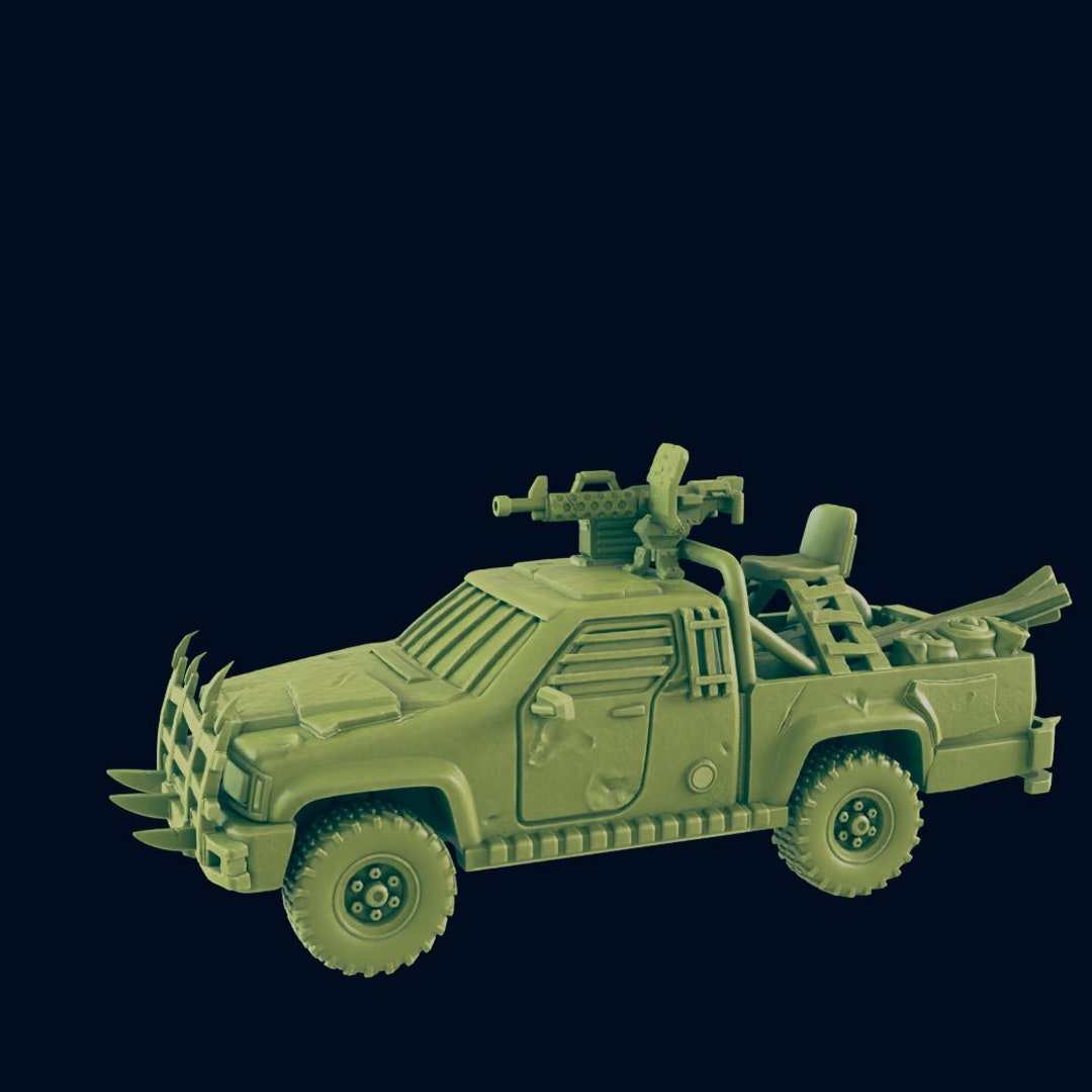 Wasteland Technical Pickup Truck - Beyond the Badlands - EC3D ...