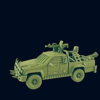 The Interceptor - 3D Printed Vehicle for Miniature Tabletop Wargames ...