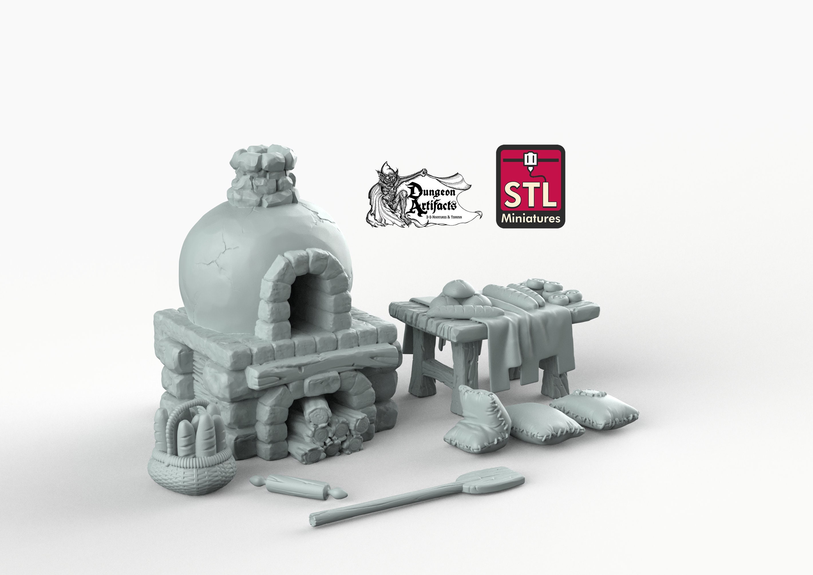 Bakery - STL Miniatures Wargaming Forgotten Realms D&D Dnd Pathfinder ...