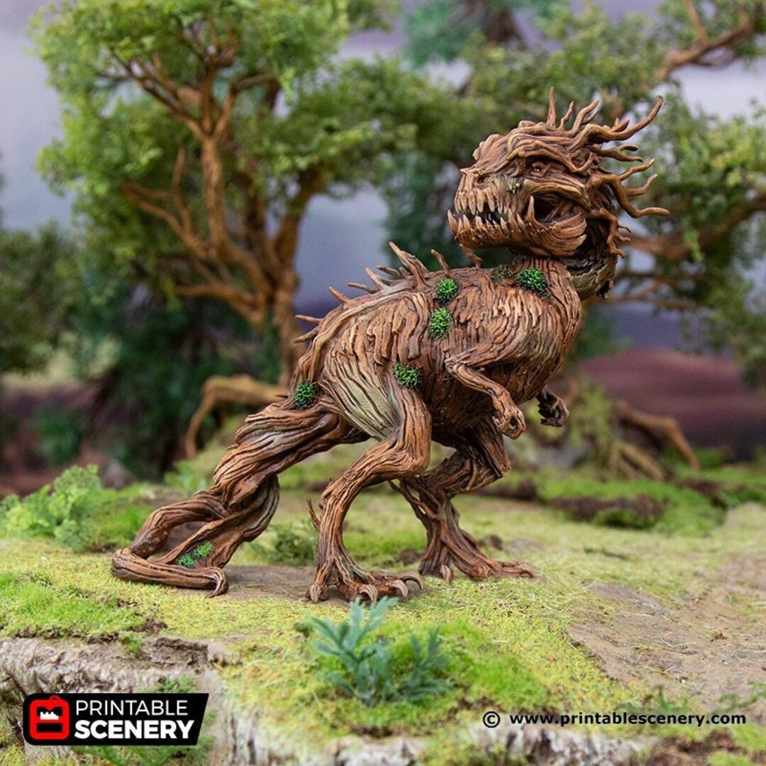 Tree-rex - Hagglethorn Hollow Printable Scenery Wargaming D&D Dnd ...