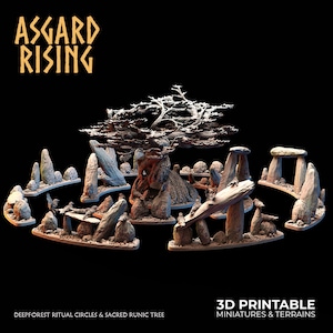 Large Deep Forest Ritual Circles and Sacred Runic Tree Asgard Rising ...