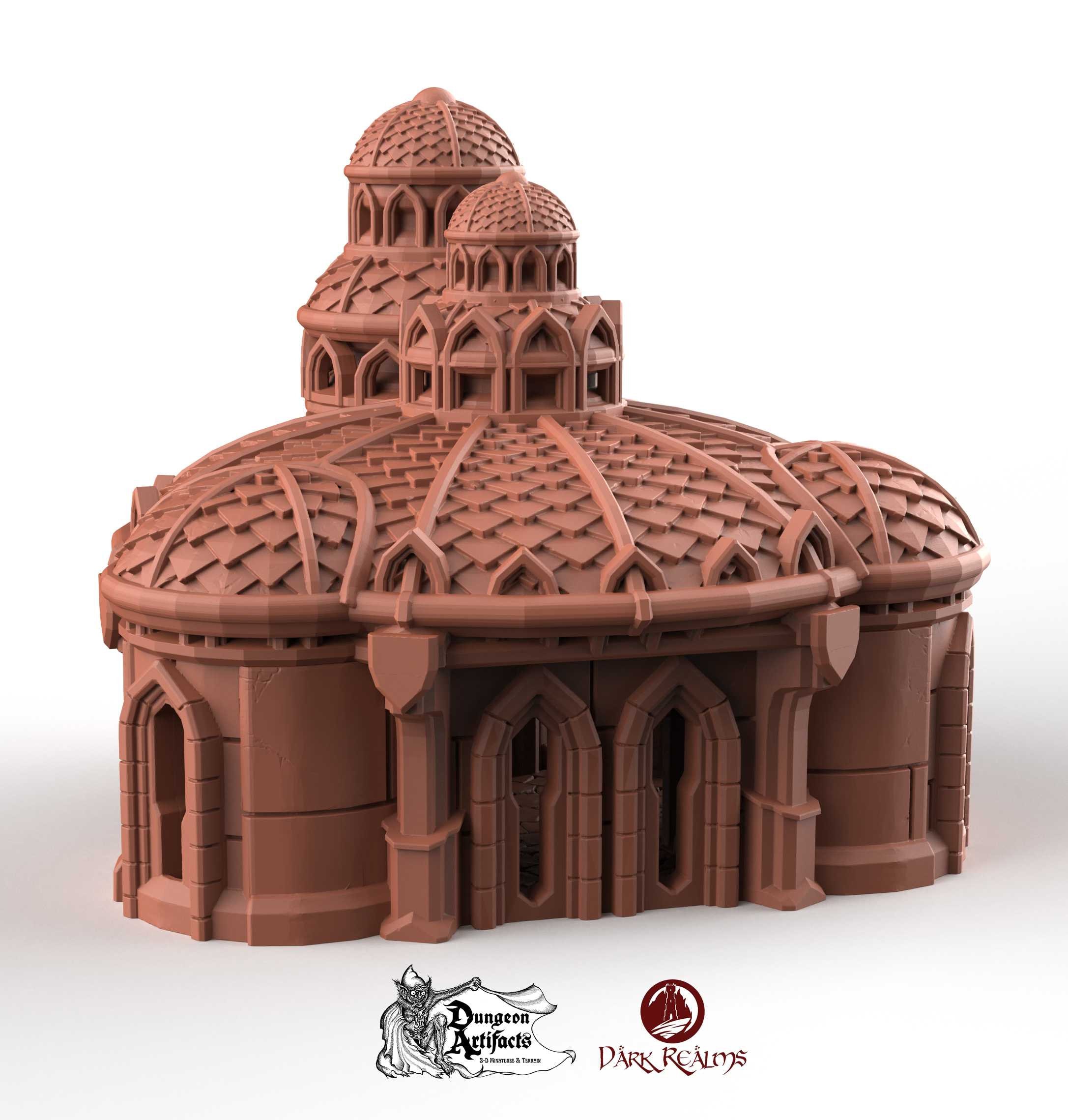 Atlantean Building 3 - Atlantis - Dark Realms Terrain Wargaming D&D Dnd ...