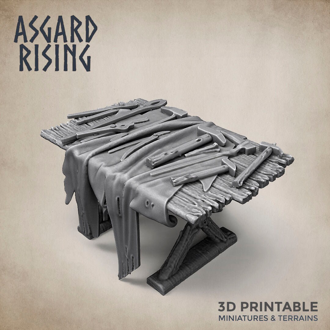 Blacksmith's Forge Asgard Rising Miniatures Wargaming - Etsy