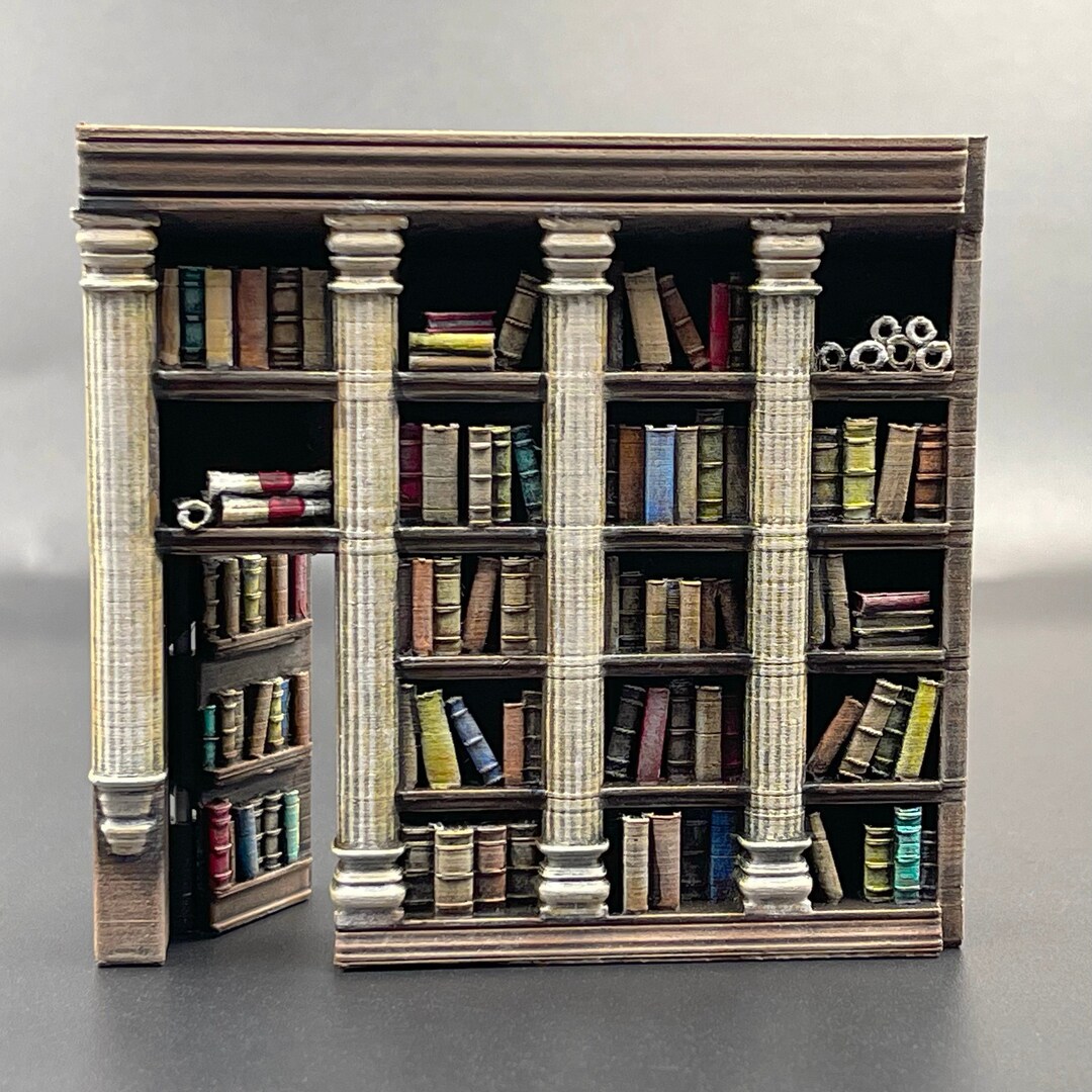 Bookshelf Secret - Trifolium Estate - Antigone Miniatures - Wargaming D ...
