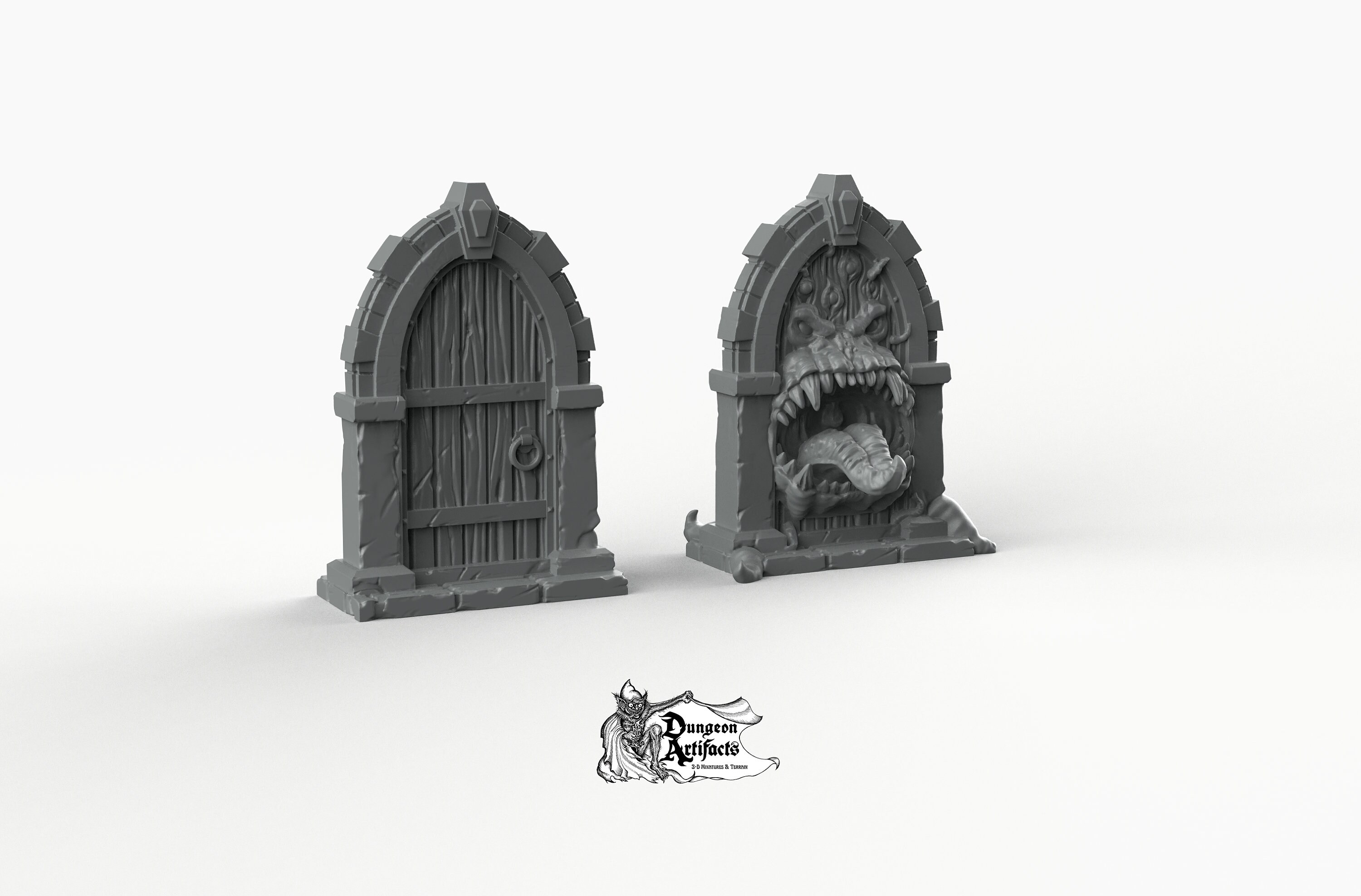 Mimic Door Epic Miniatures Wargaming D&D Dnd Pathfinder - Etsy