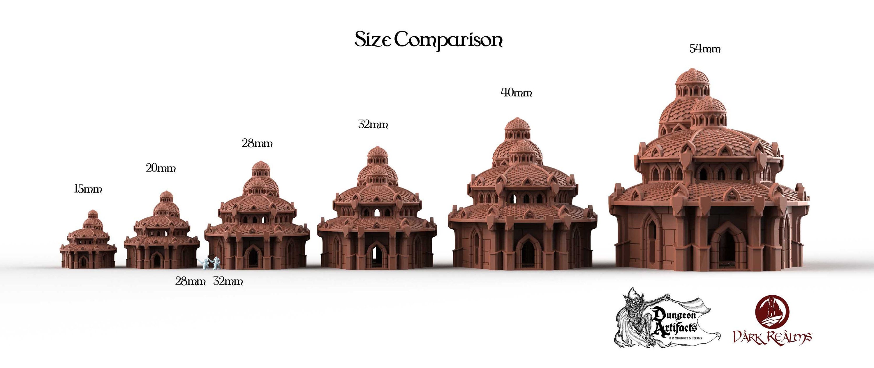 Atlantean Building 2 - Atlantis - Dark Realms Terrain Wargaming D&D Dnd ...