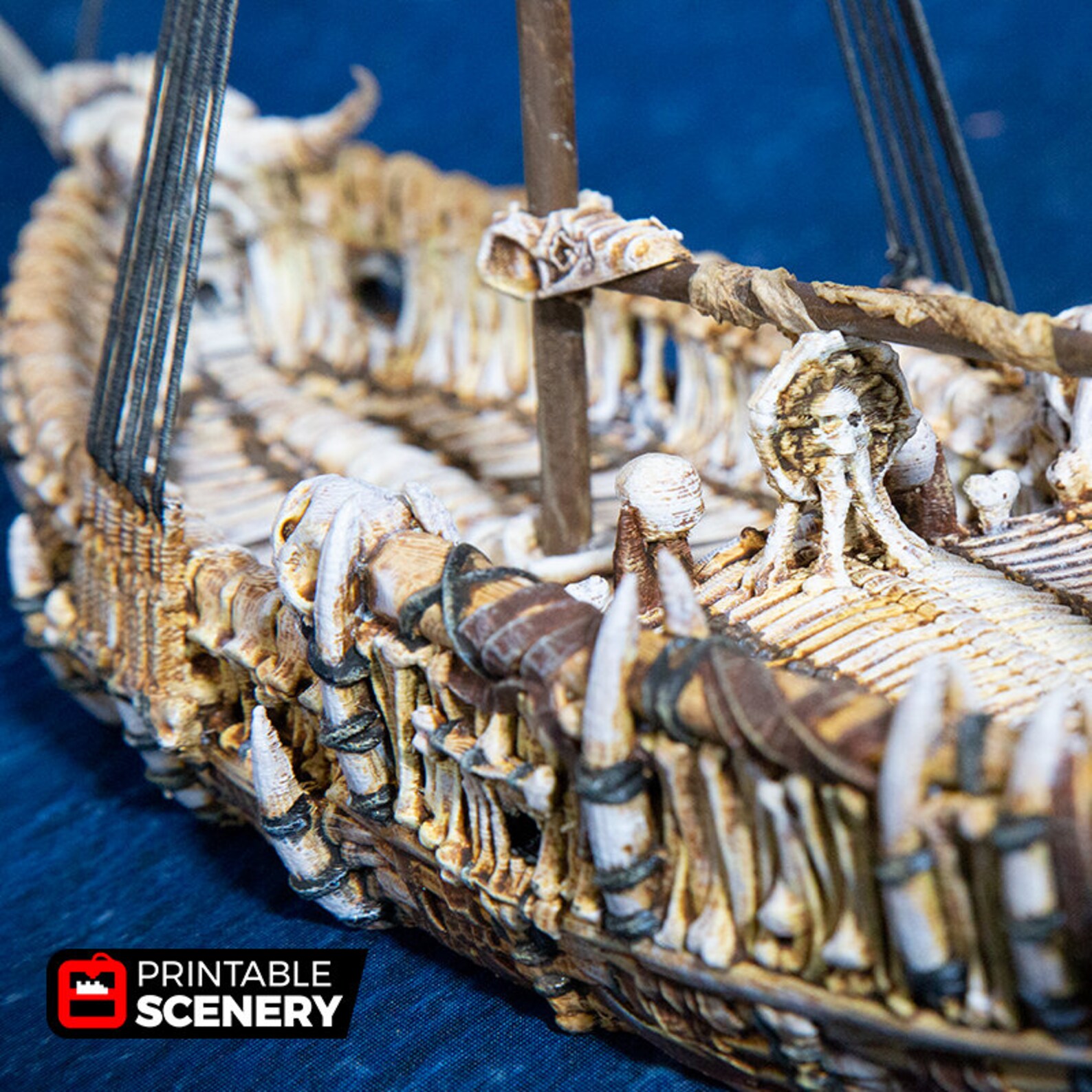 The Lost Islands - Undead Sloop - 15mm 28mm 32mm Wargaming Terrain ...
