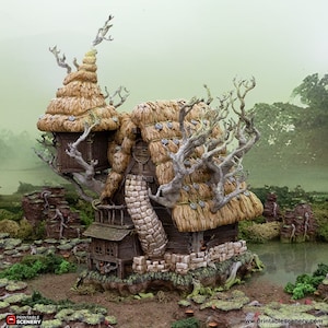 Swamp Wizards Hut - the Gloaming Swamps - Printable Scenery Terrain ...