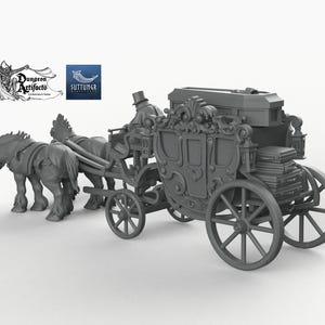 Vampire Dark Carriage - Suttungr Miniatures Monster D&D Dnd - Etsy