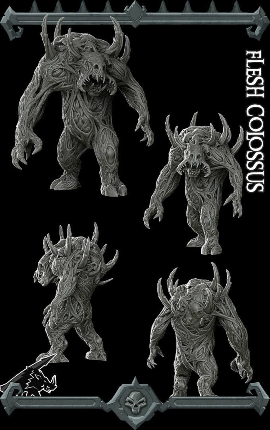 Flesh Colossus Rocket Pig Games Wargaming Dnd D&D - Etsy