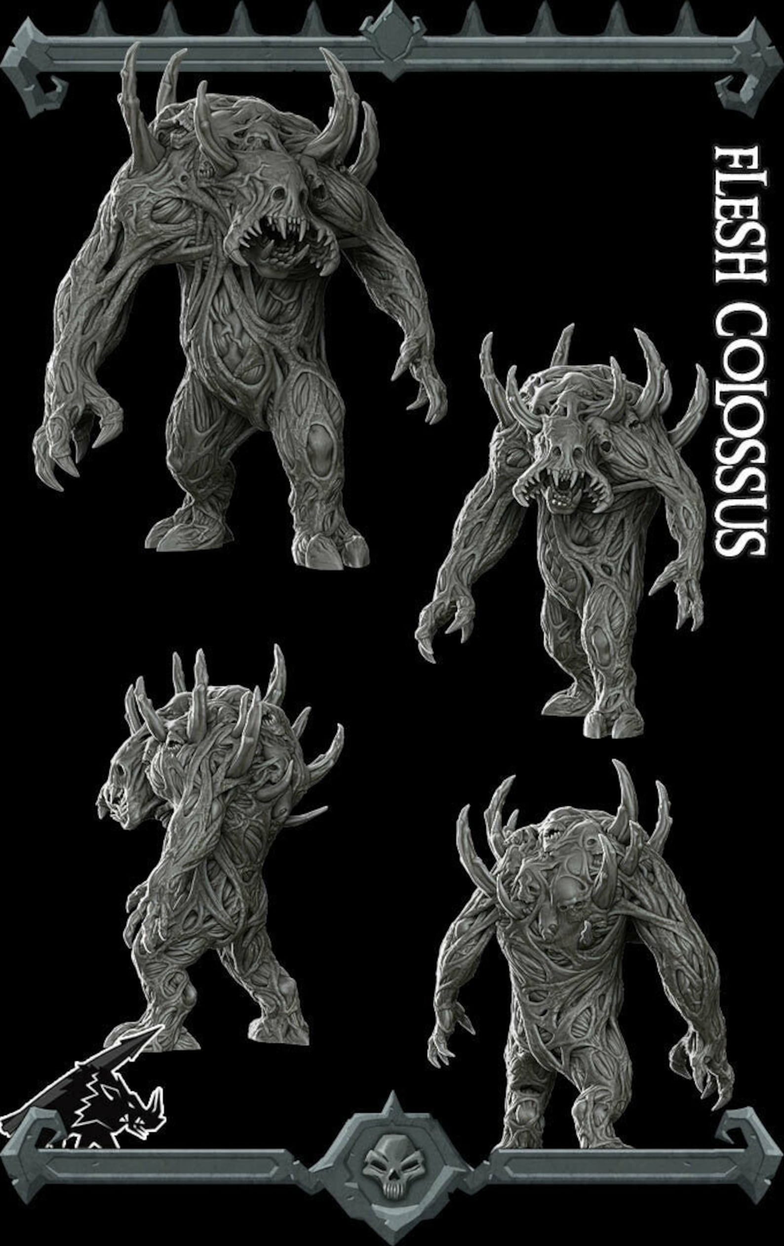 Flesh Colossus Rocket Pig Games Wargaming Dnd D&D - Etsy