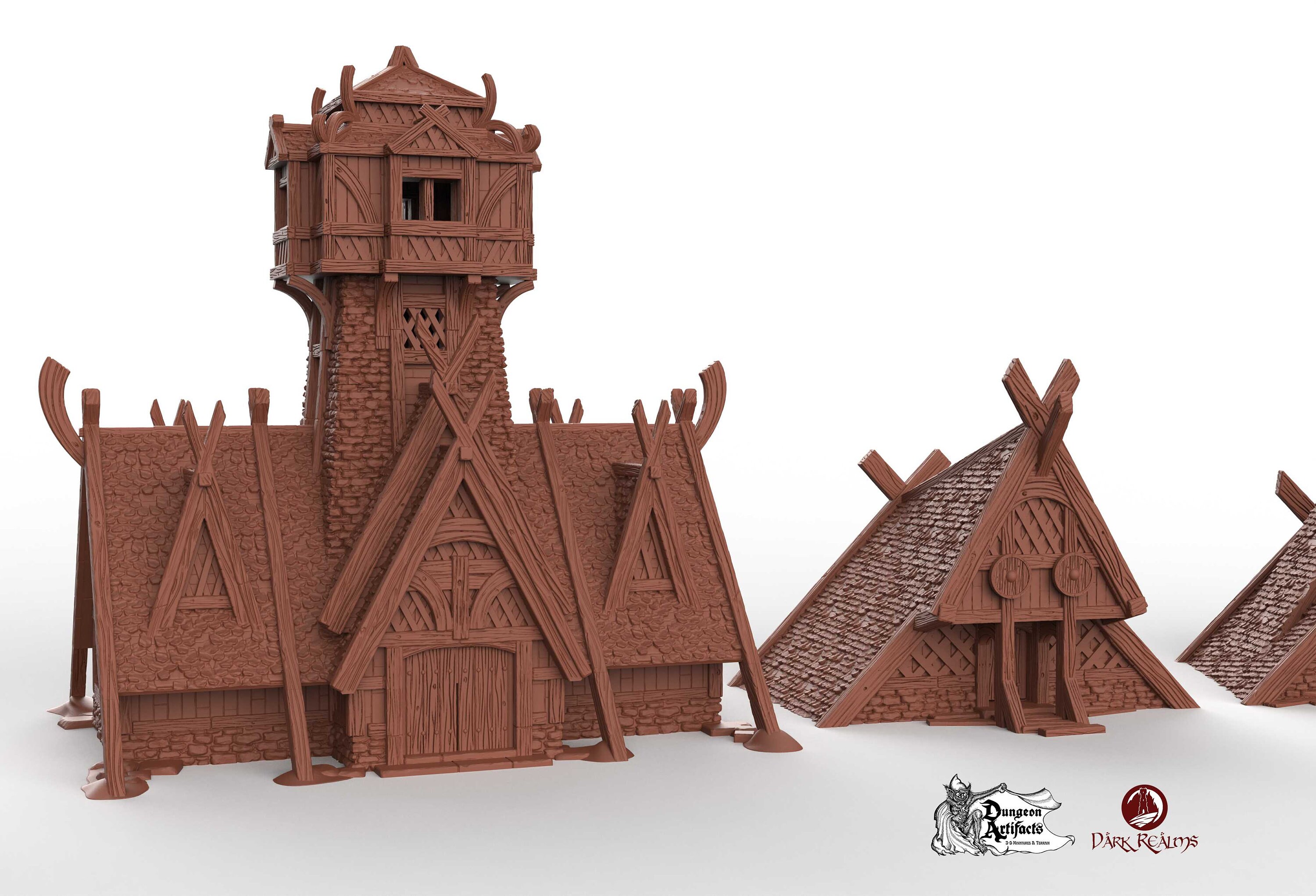 Norse Village of Odingard Odingard Dark Realms Terrain - Etsy