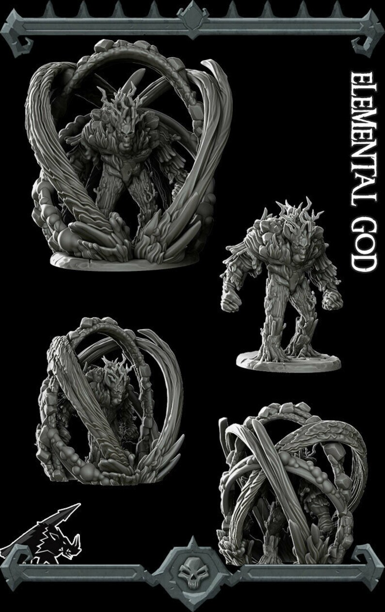 Elemental God - Wargaming Miniatures Rocket Pig Games D&D Dnd ...