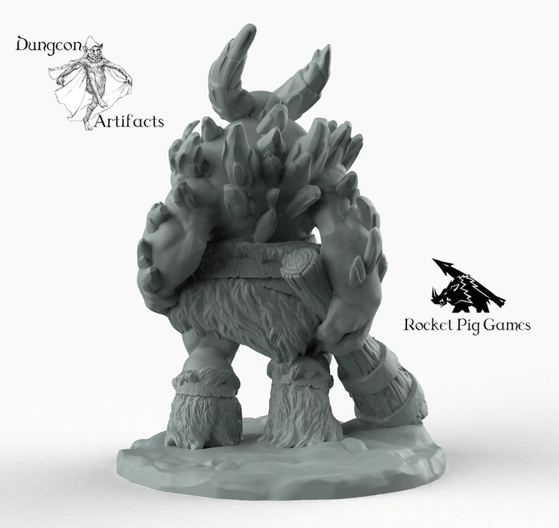 Giant Ice Cyclops - Wargaming Miniatures Monster Rocket Pig Games D&D ...