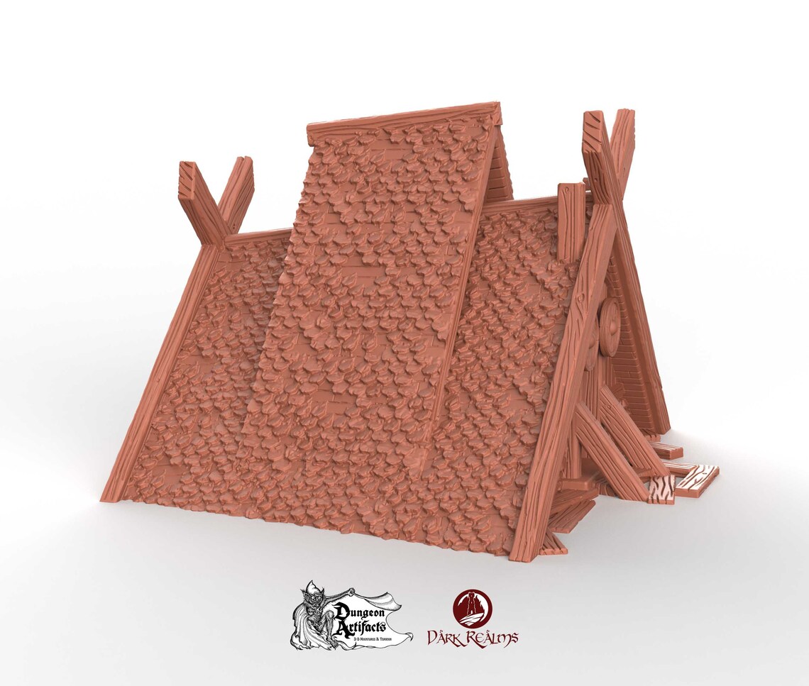 Norse House 4 Odingard Dark Realms Terrain Wargaming D&D - Etsy