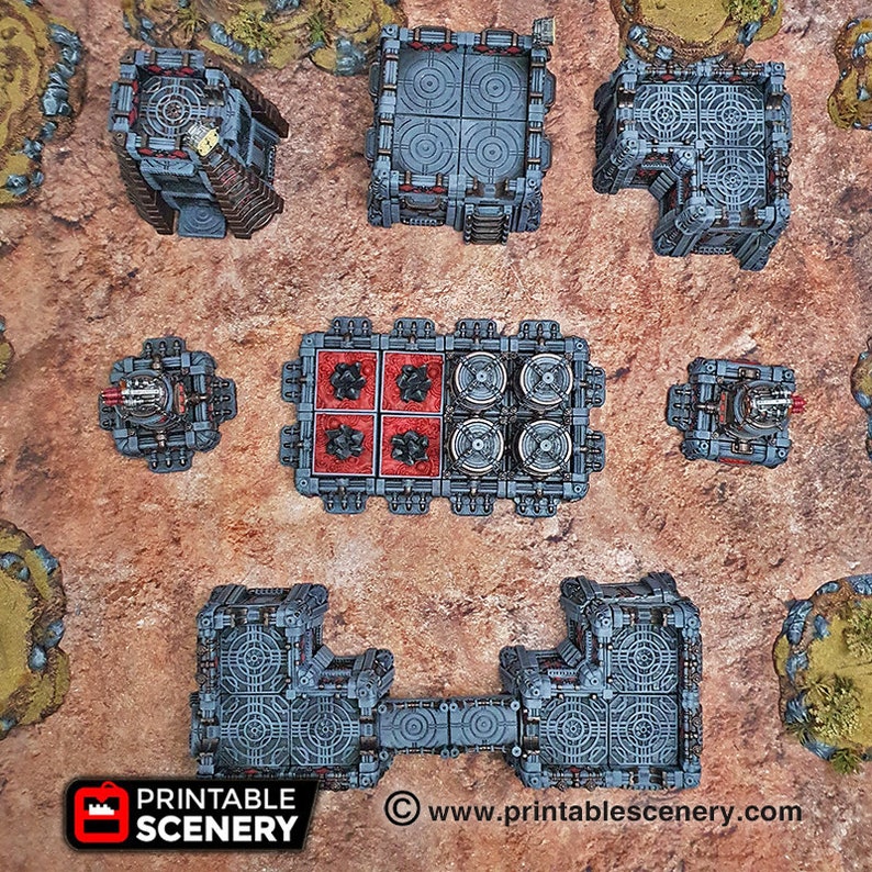 Sithic Outpost Deluxe Set - 28mm 32mm Brave New Worlds Sithic Outpost ...