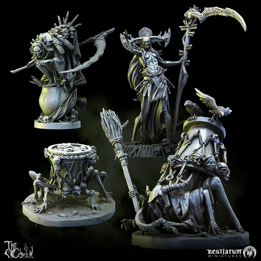 Witch's Coven - Bundle | the Coven | Bestiarum | Miniatures D&D ...