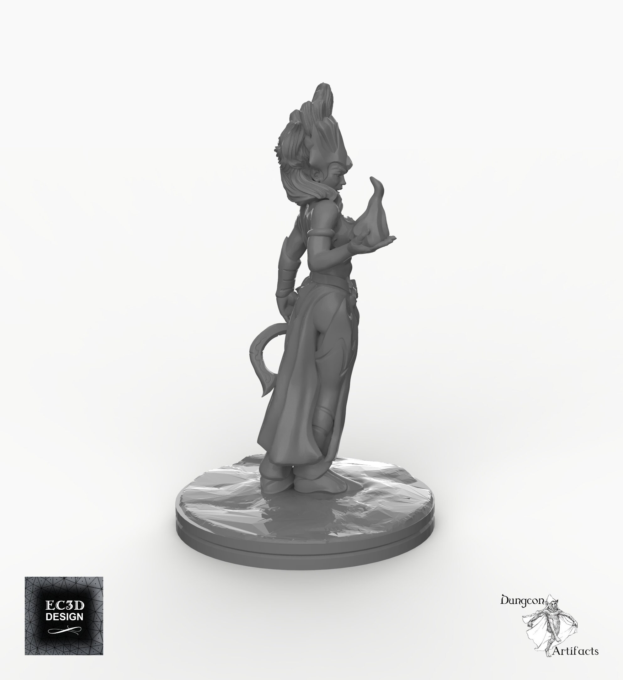 Dark Elf Matriarch - EC3D Skyless Realms Wargaming Miniatures D&D Dnd ...