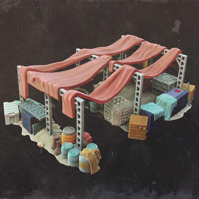 Oasis Outfitters - Mos Jemra - Multiverse - Terrain Wargaming D&D Dnd ...