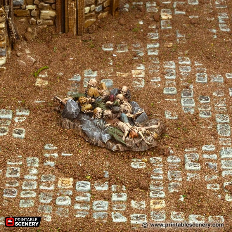 Corpse Piles - Cities of Ramshackle and Ruin - Printable Scenery ...