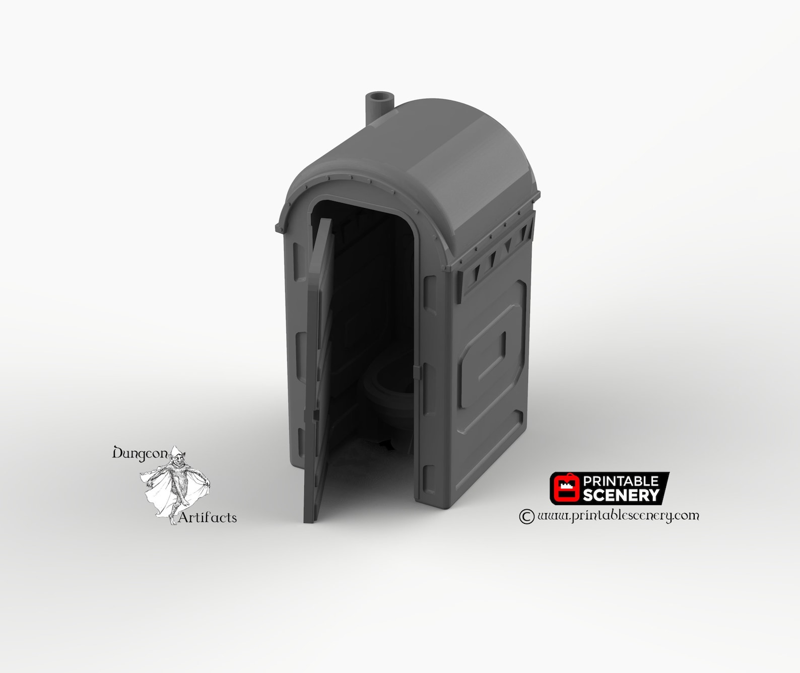 Wasteland Toilet - 28mm 20mm 32mm Brave New Worlds Wasteworld Gaslands ...