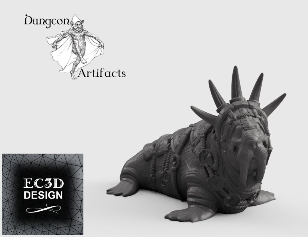 Walrus God - 15mm 28mm 32mm 42mm Wilds of Wintertide Wargaming Terrain ...