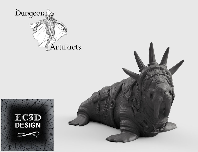 Walrus God - 15mm 28mm 32mm 42mm Wilds of Wintertide Wargaming Terrain ...