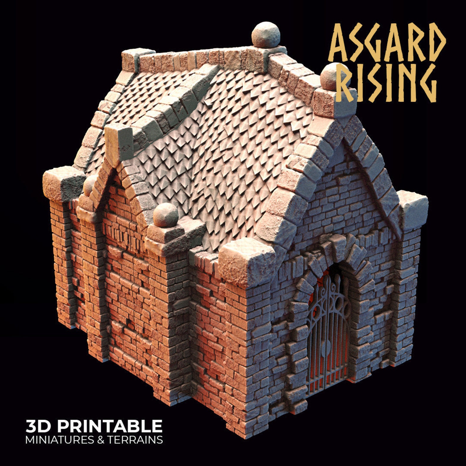 Mausoleum Buildings Set Asgard Rising Wargaming D D Dnd - Etsy