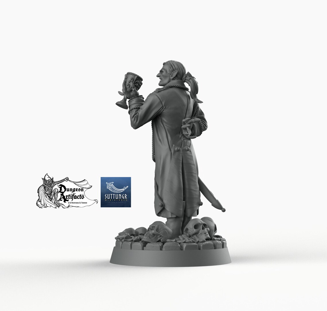 Vampire Count Suttungr Miniatures Monster D&D Dnd Pathfinder - Etsy