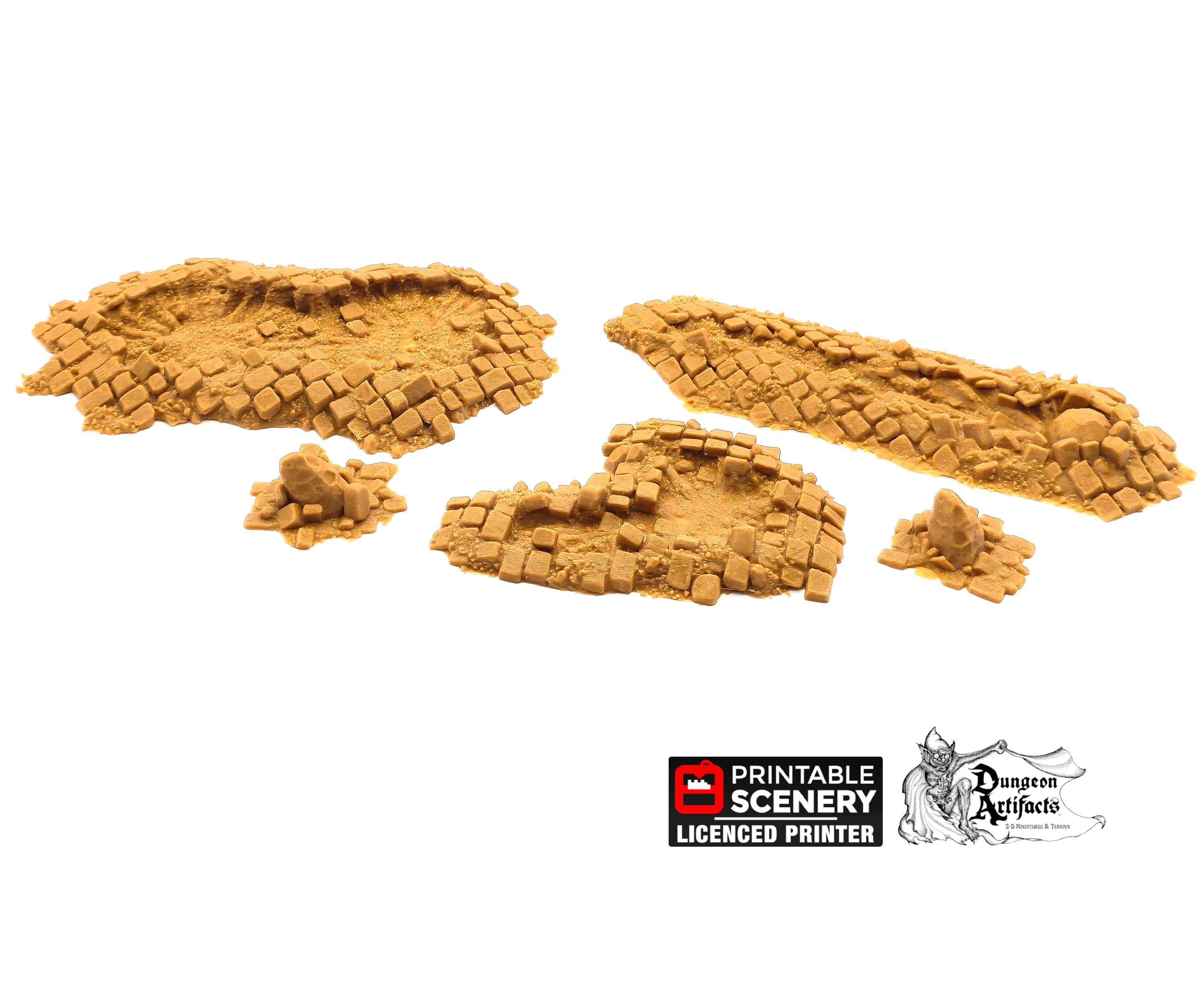 Meteor Craters - Cities of Ramshackle and Ruin - Printable Scenery ...