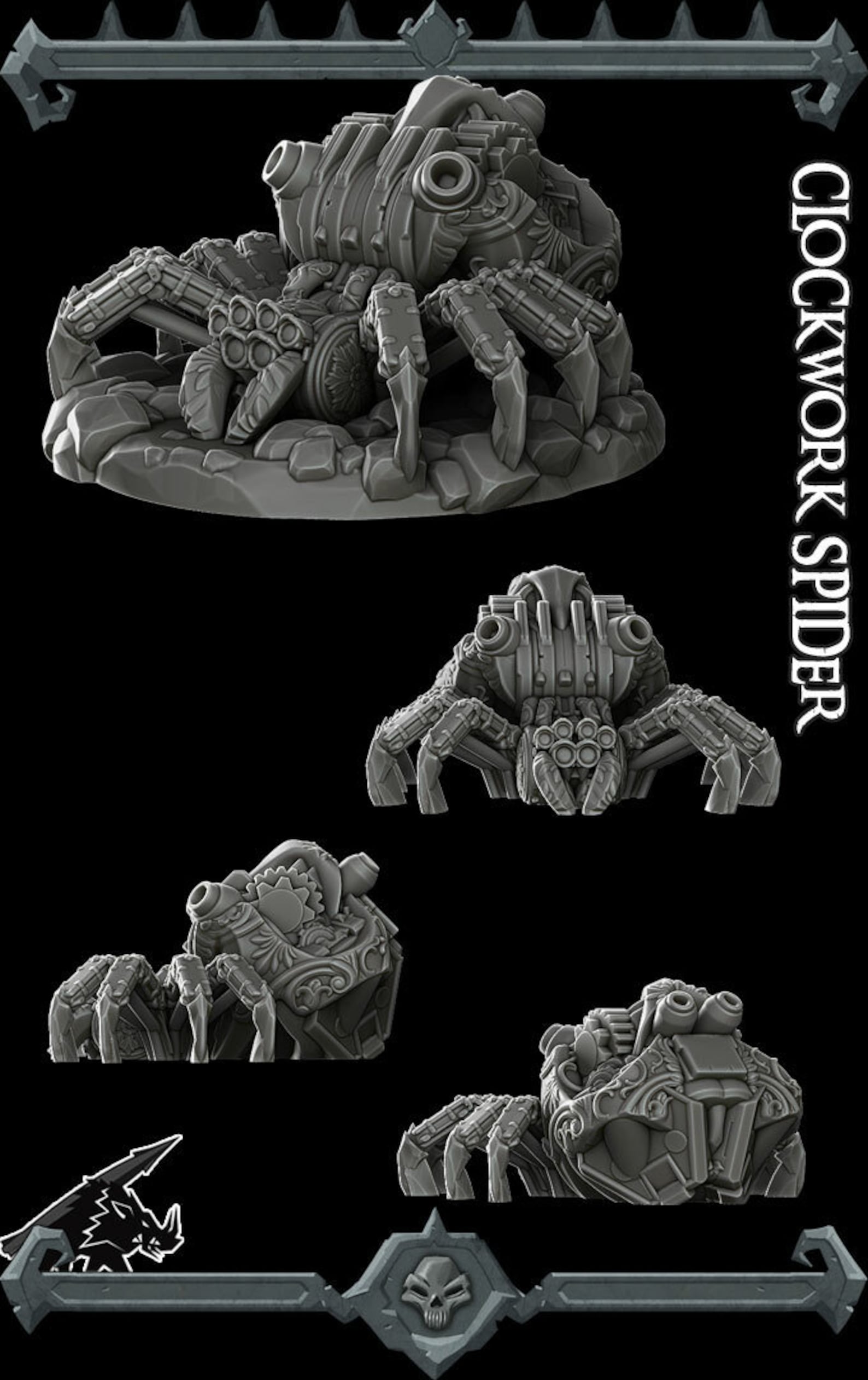 Clockwork Spider Wargaming Miniatures Monster Rocket Pig - Etsy