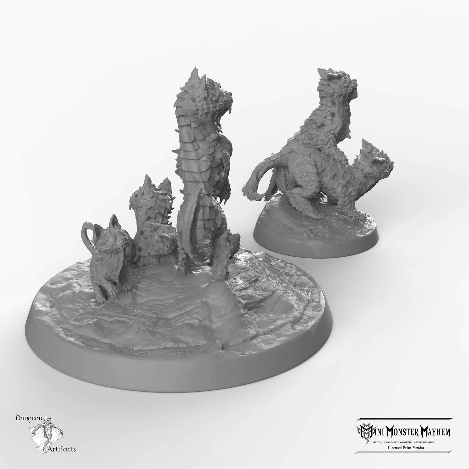 Dino Kitty - Dinosaur Kittens Mini Monster Mayhem Wargaming Miniatures ...