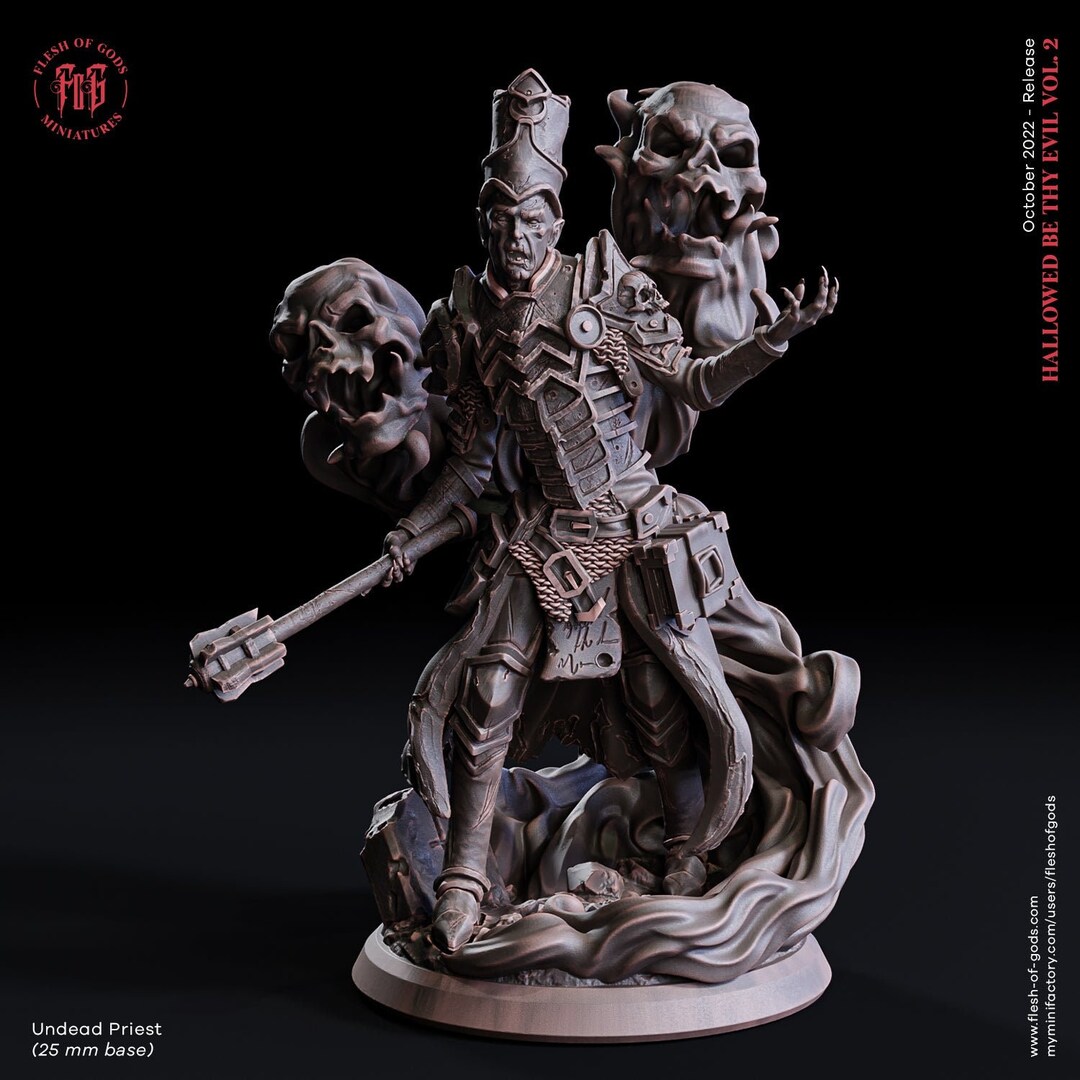 Undead Priest - Hallowed Be Thy Evil Pt2 - Flesh of Gods - Wargaming D ...