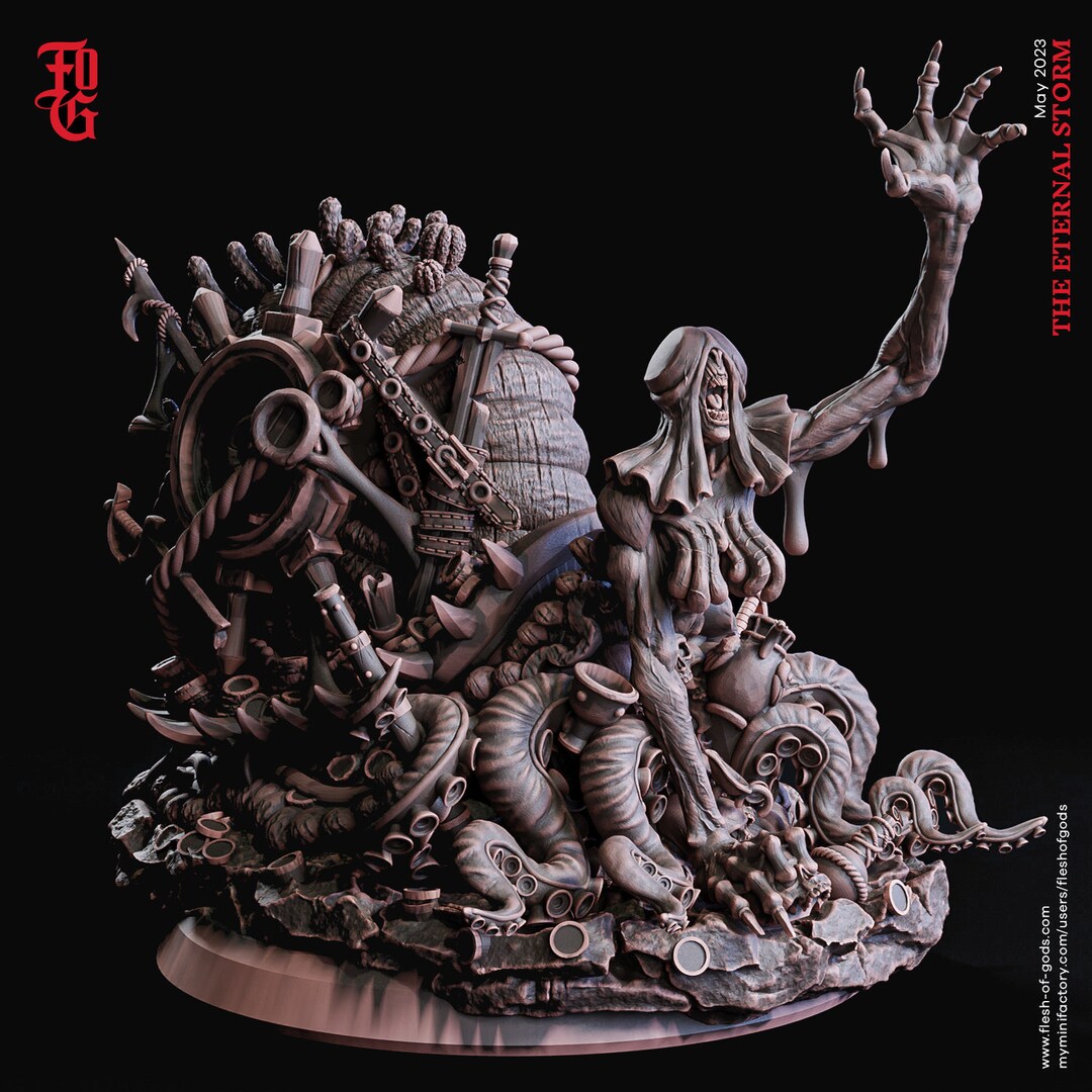 Sea Hag - the Eternal Storm - Flesh of Gods - Wargaming D&D Dnd - Etsy
