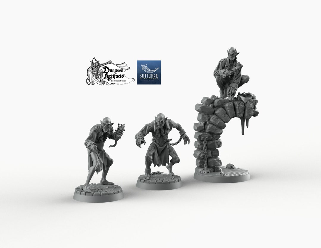Vampire Strigoi Lessers - Suttungr Miniatures Monster D&D Dnd ...