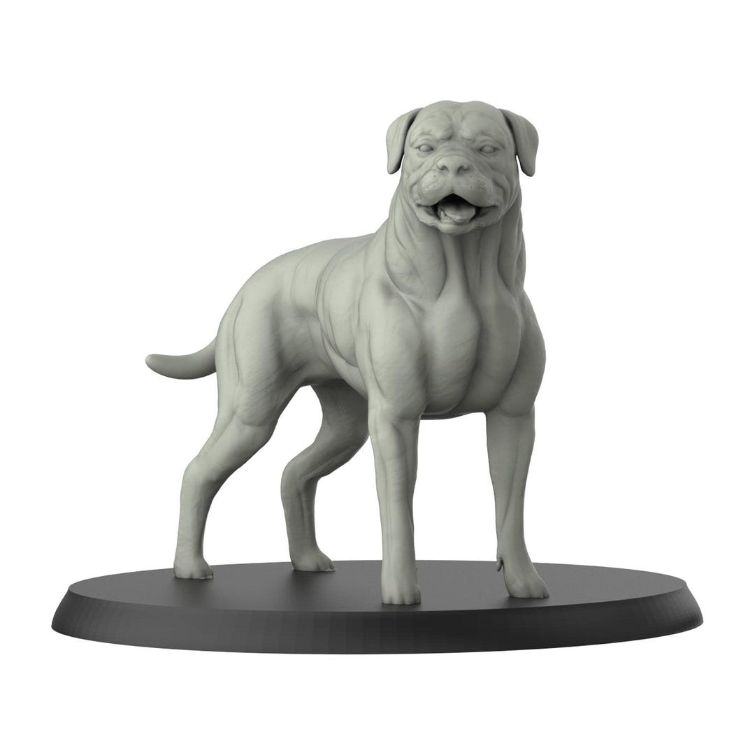 Rottweiler - Dogs - 3D IP Studios - Terrain Wargaming D&D Dnd 28mm 32mm ...